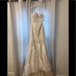 allison Webb | Dresses | Allison Webb Ivory Evie Floral Lace Wedding ...